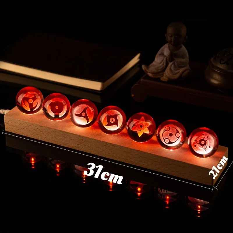 Sharingan & Rinnegan Crystal RGB Ball Collection – Geekzillaa