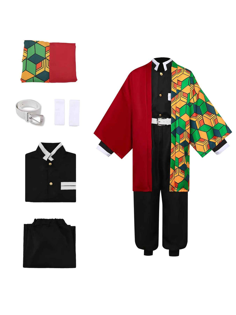 Giyu Tomioka Cosplay Costume – Demon Slayer Water Hashira Outfit ...